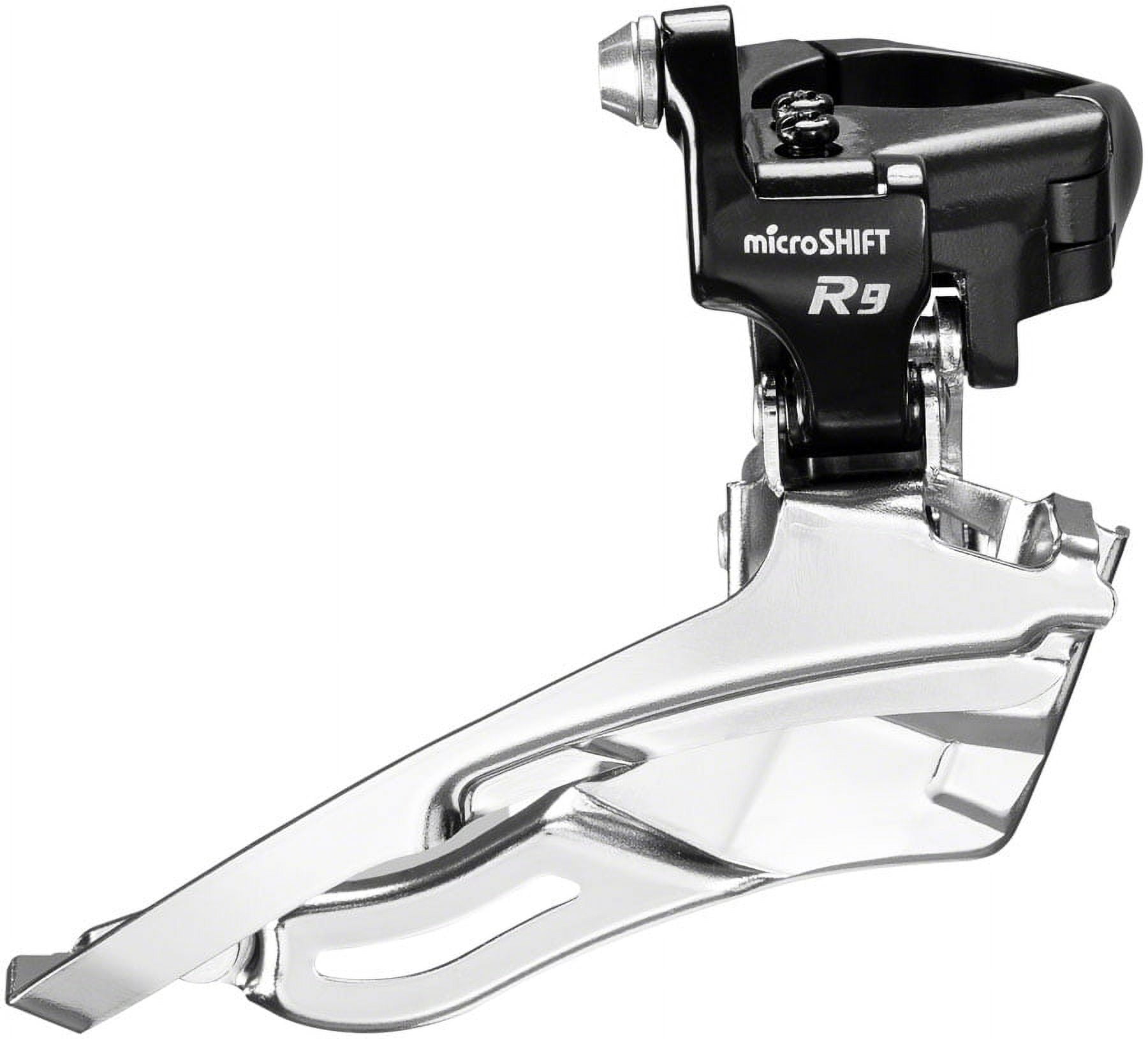 microSHIFT R9-B Triple Front Derailleur - 9-Speed, Triple, For 50/39/30 ...