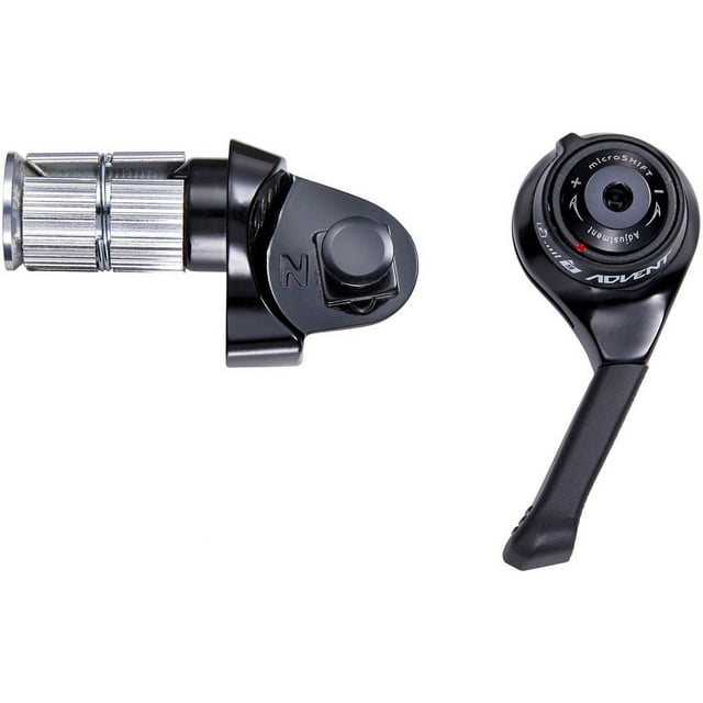 microSHIFT Right Bar End Shifter, 9-Speed, ADVENT Compatible Only ...