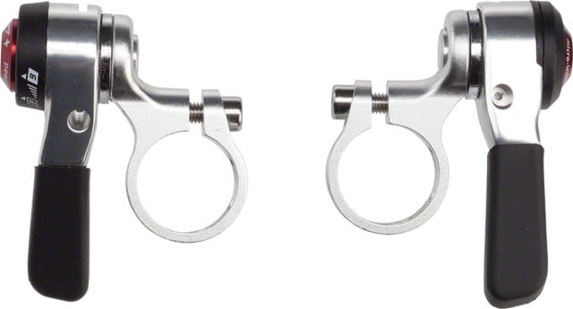 microSHIFT Thumb Shifter Set, 9-Speed, Double/Triple, Shimano ...