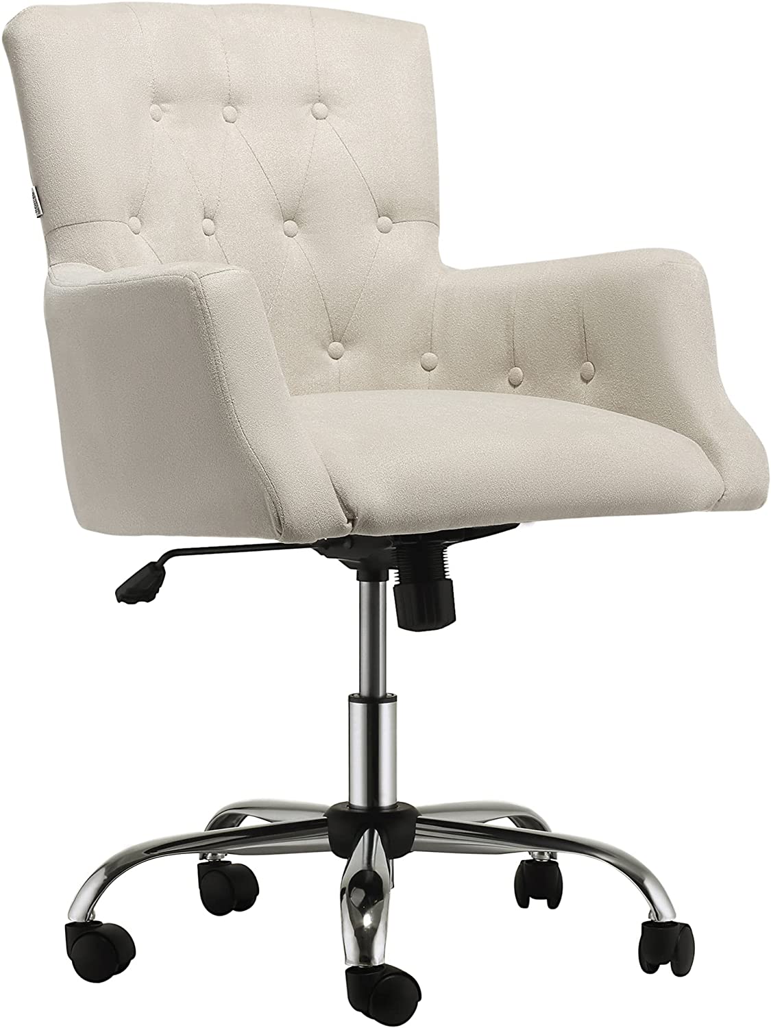 **mid back task chair, modern home office chair with tufted button ...
