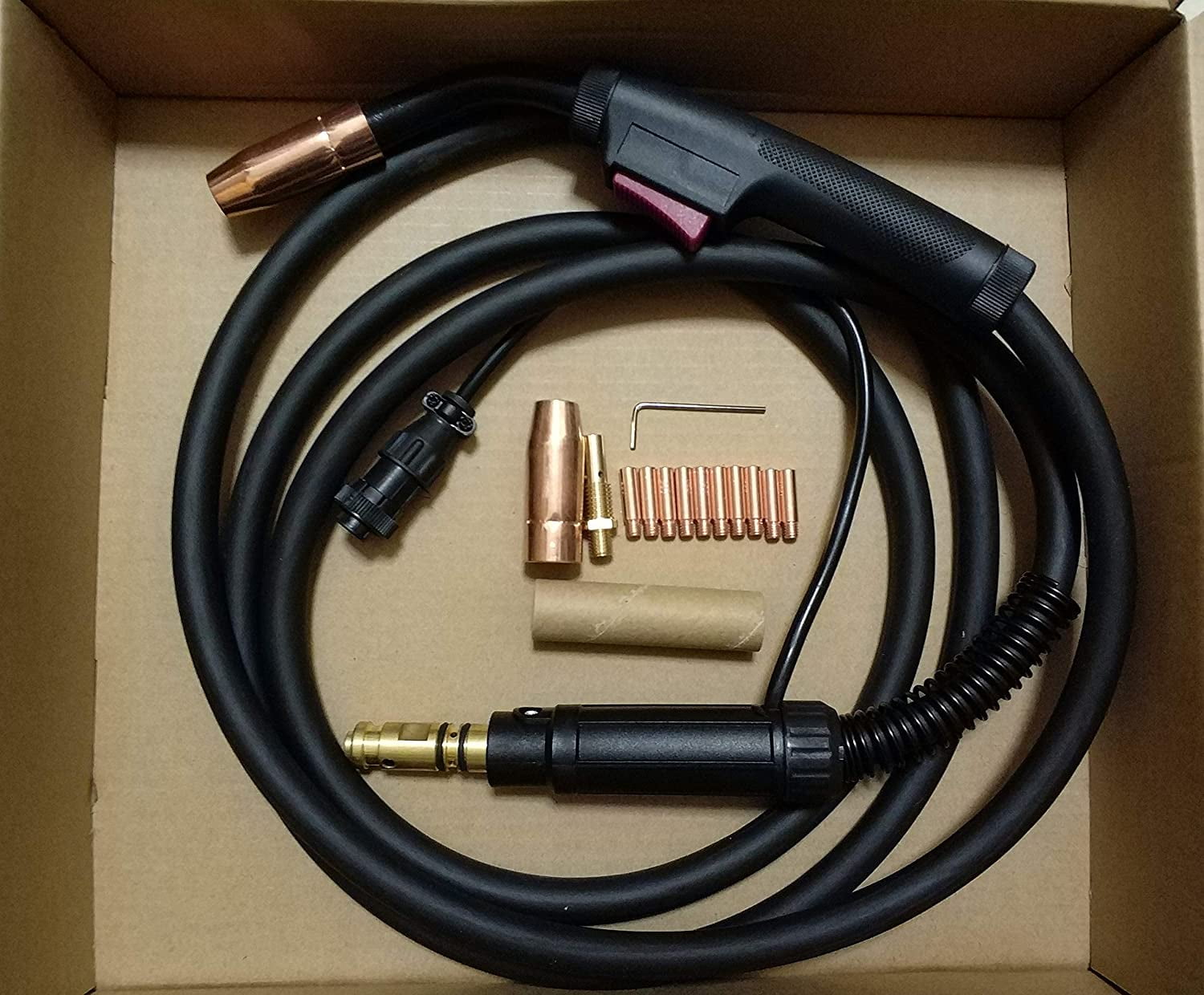 mig welding gun &torch 10' 150amp fits lincoln weld pak 125hd, weld pak ...