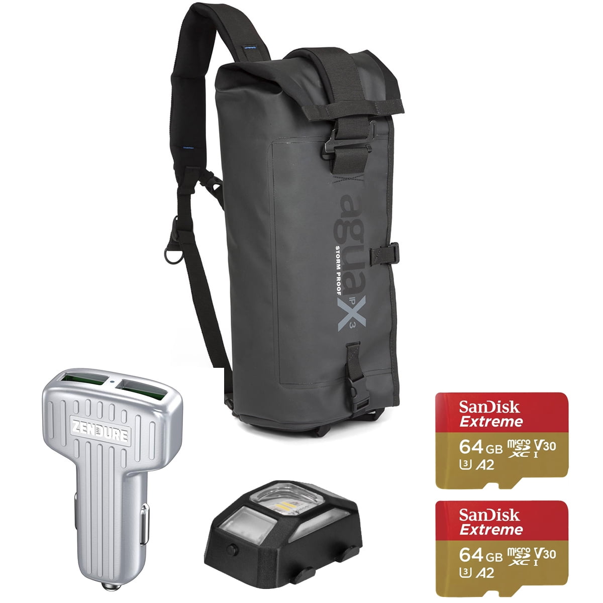 miggo Agua Stormproof Cover with Landing Mat, Bundle with 2x 64GB ...