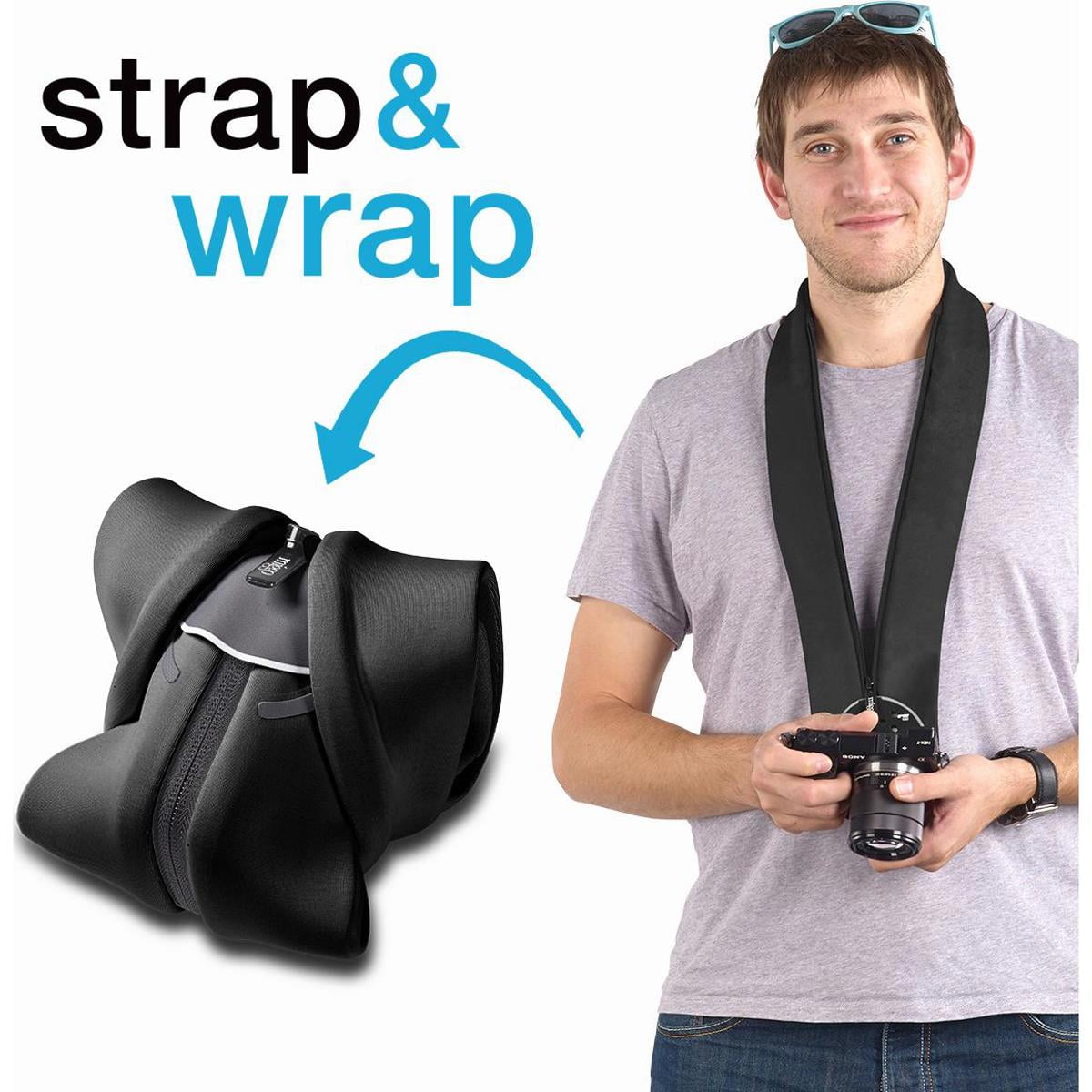 miggo Strap and Wrap Mirrorless (CSC) - Black - Walmart.com