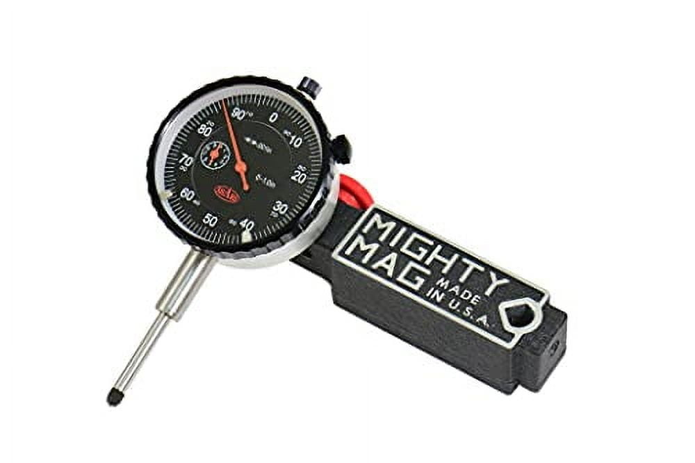mighty mag 400-1 universal magnetic base + 1inches dial indicator 212 ...