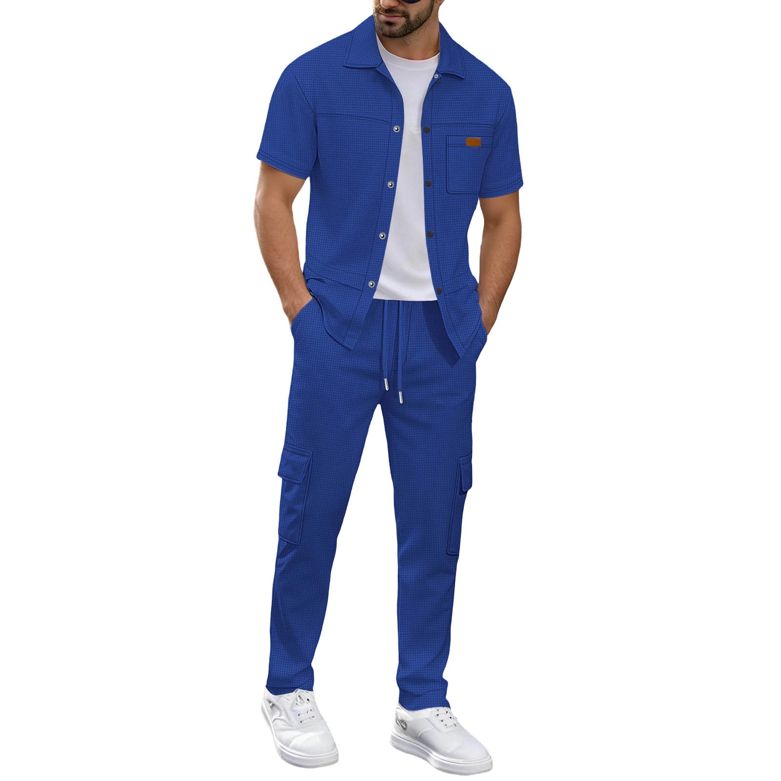 mihongmao Fall Outfits for Men 2026 Vacation Sets Man Short Sleeve ...