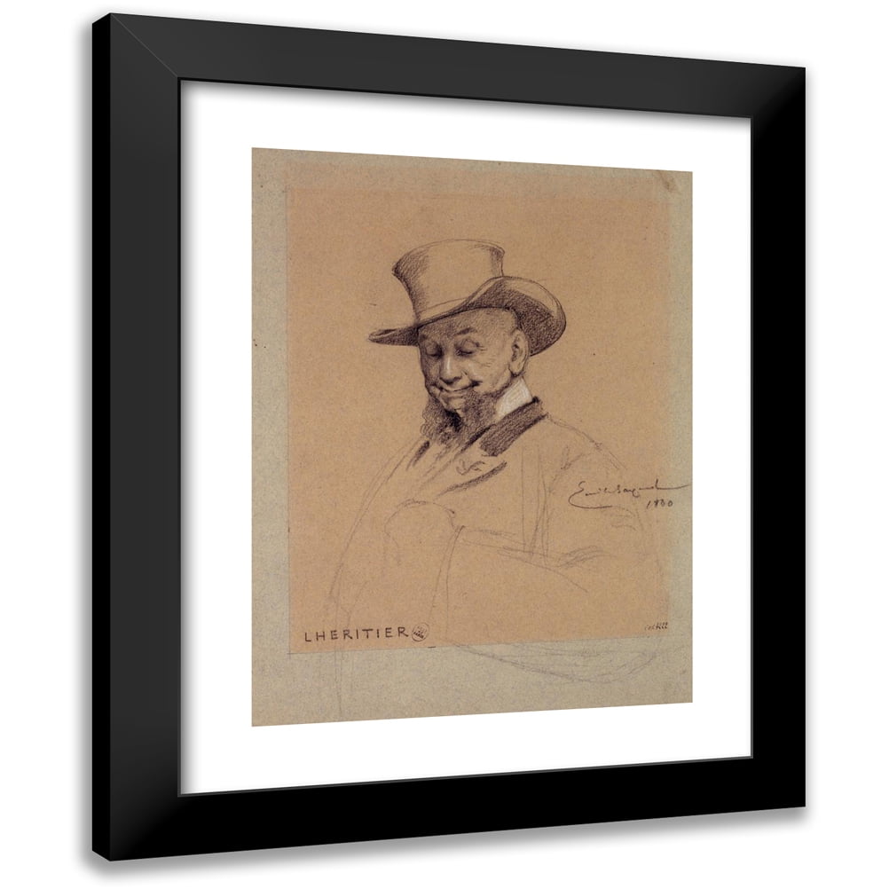 Émile-Antoine Bayard 11x14 Black Modern Framed Museum Art Print Titled ...