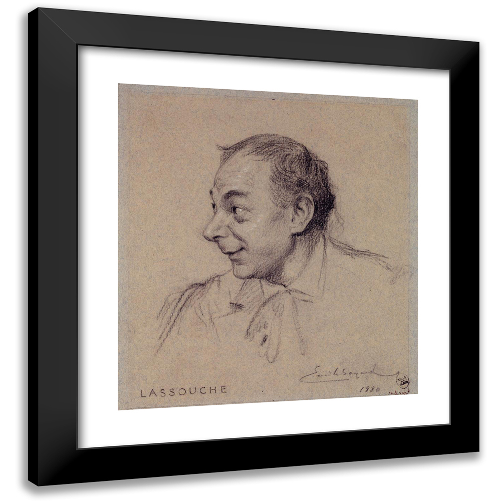 Émile-Antoine Bayard 12x13 Black Modern Framed Museum Art Print Titled ...