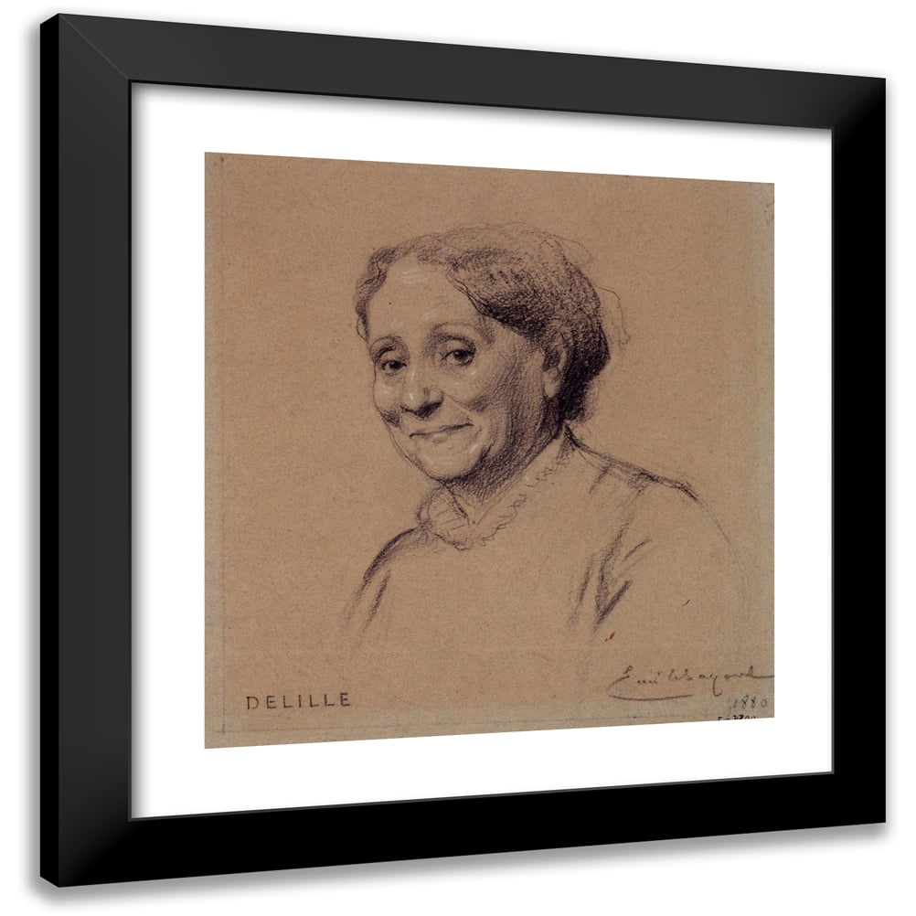 Émile-Antoine Bayard 12x13 Black Modern Framed Museum Art Print Titled ...