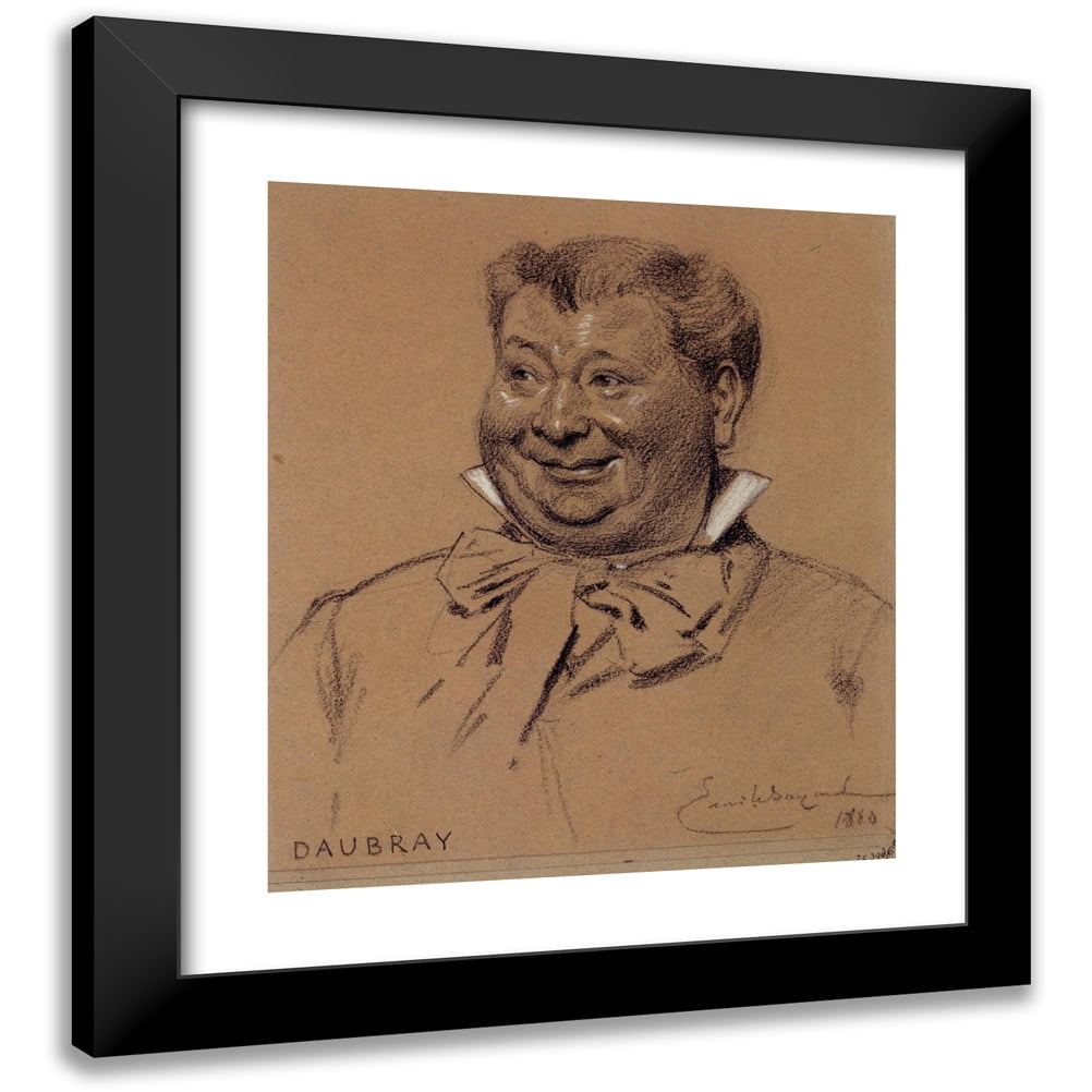 Émile-Antoine Bayard 12x14 Black Modern Framed Museum Art Print Titled ...