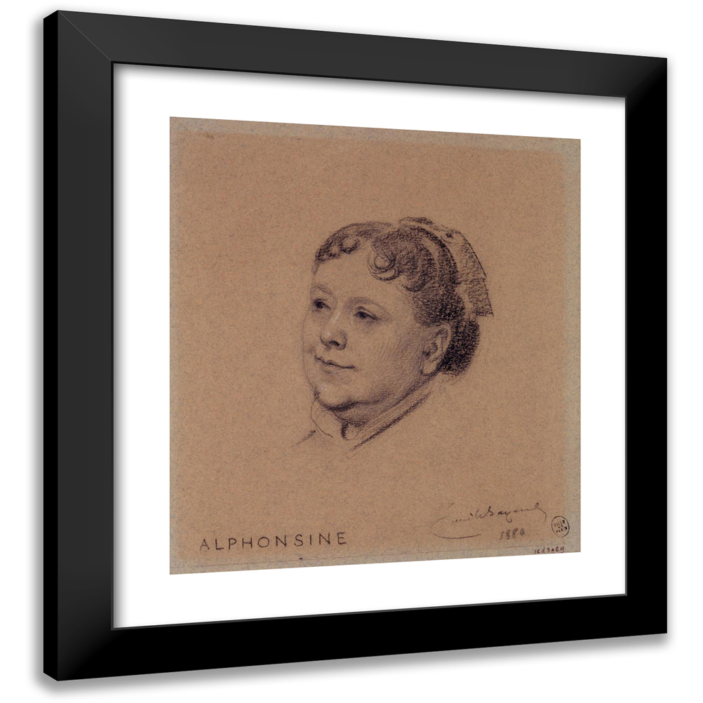 Émile-Antoine Bayard 15x16 Black Modern Framed Museum Art Print Titled ...