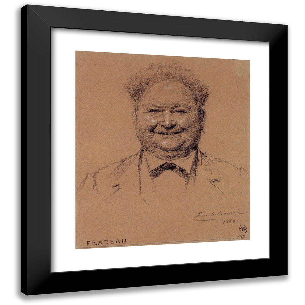 Émile-Antoine Bayard 20x22 Black Modern Framed Museum Art Print Titled ...
