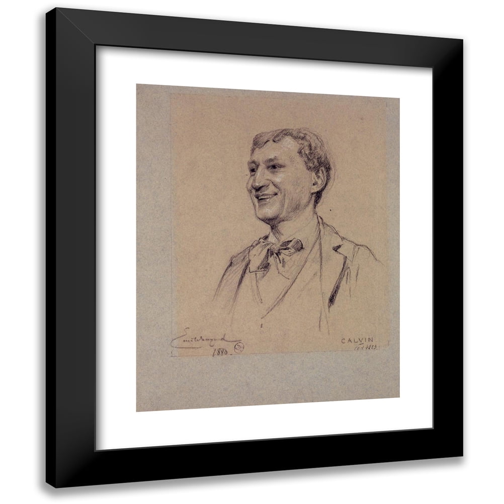 Émile-Antoine Bayard 20x24 Black Modern Framed Museum Art Print Titled ...