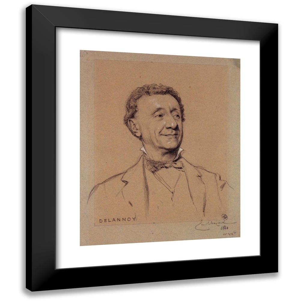 Émile-Antoine Bayard 20x24 Black Modern Framed Museum Art Print Titled ...