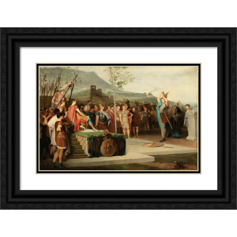 Julius Caesar And Vercingetorix Painting Vercingetorix Chieftain