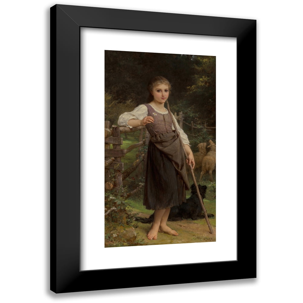 Émile Munier 12x18 Black Modern Framed Museum Art Print Titled - The ...