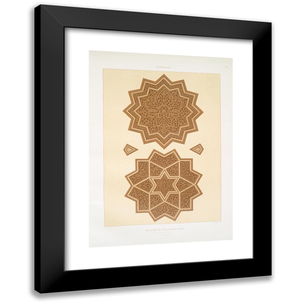 Émile Prisse d'Avennes 11x14 Black Modern Framed Museum Art Print ...