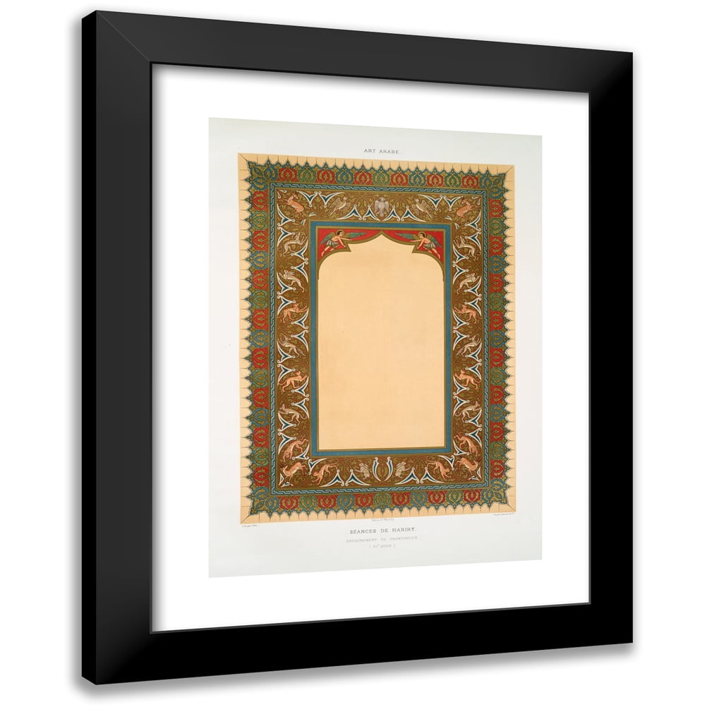 Émile Prisse d'Avennes 14x18 Black Modern Framed Museum Art Print ...