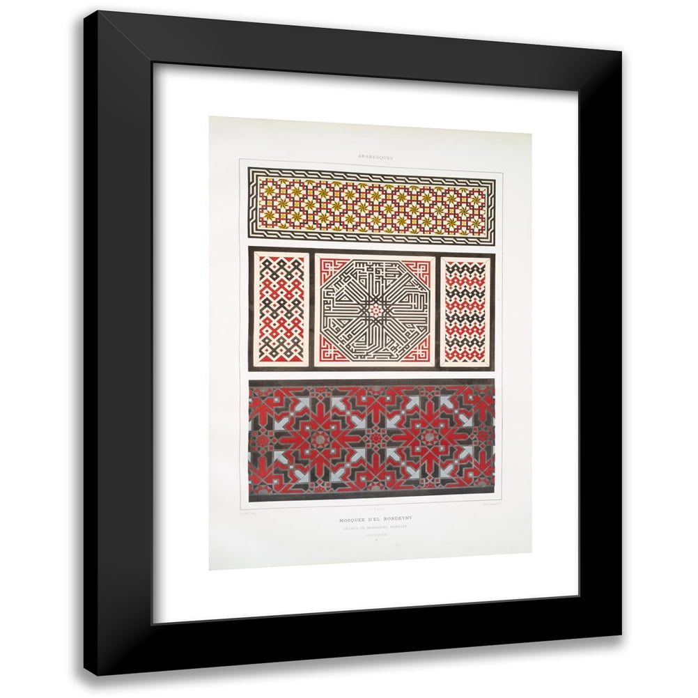 Émile Prisse d'Avennes 14x18 Black Modern Framed Museum Art Print ...