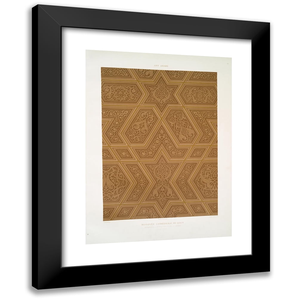 Émile Prisse d'Avennes 14x18 Black Modern Framed Museum Art Print ...