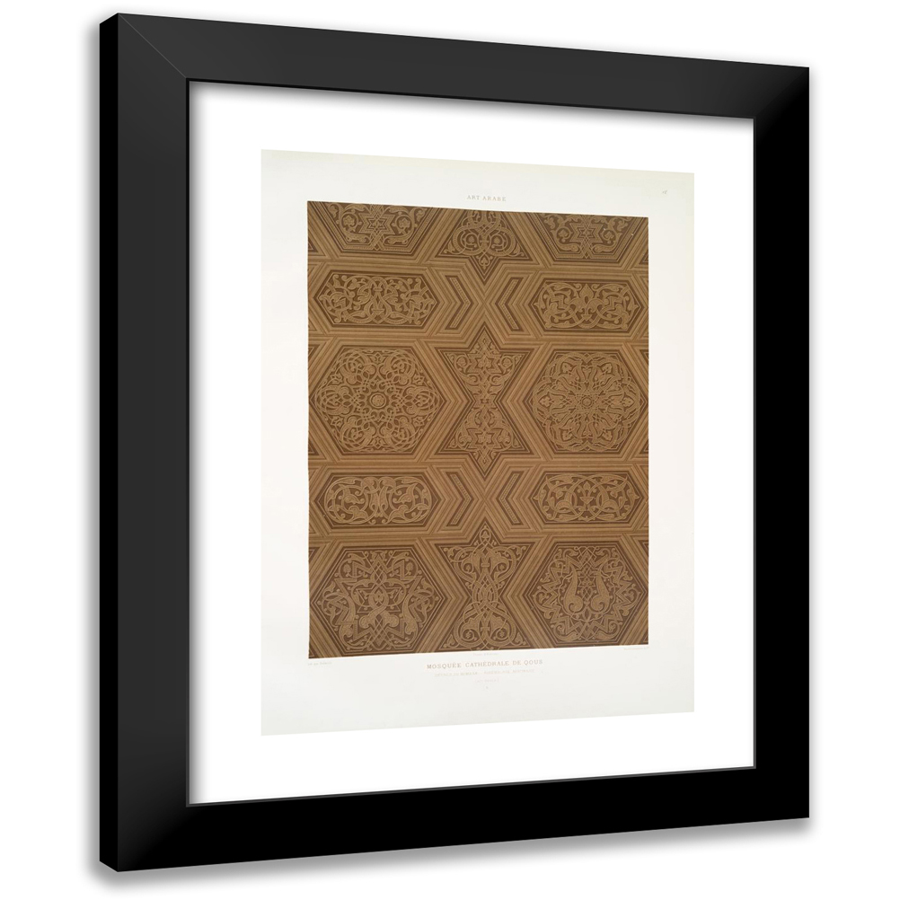 Émile Prisse d'Avennes 14x18 Black Modern Framed Museum Art Print ...