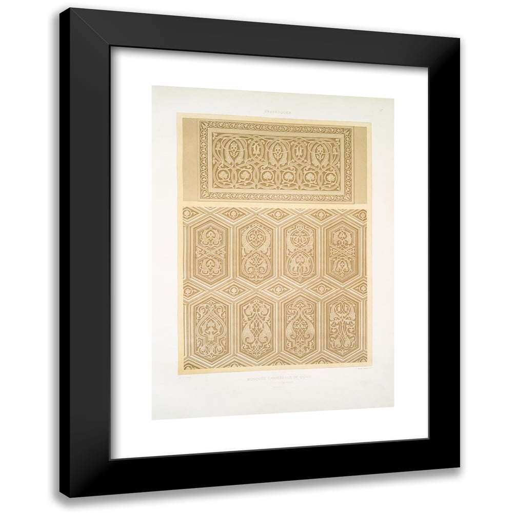 Émile Prisse d'Avennes 14x18 Black Modern Framed Museum Art Print ...