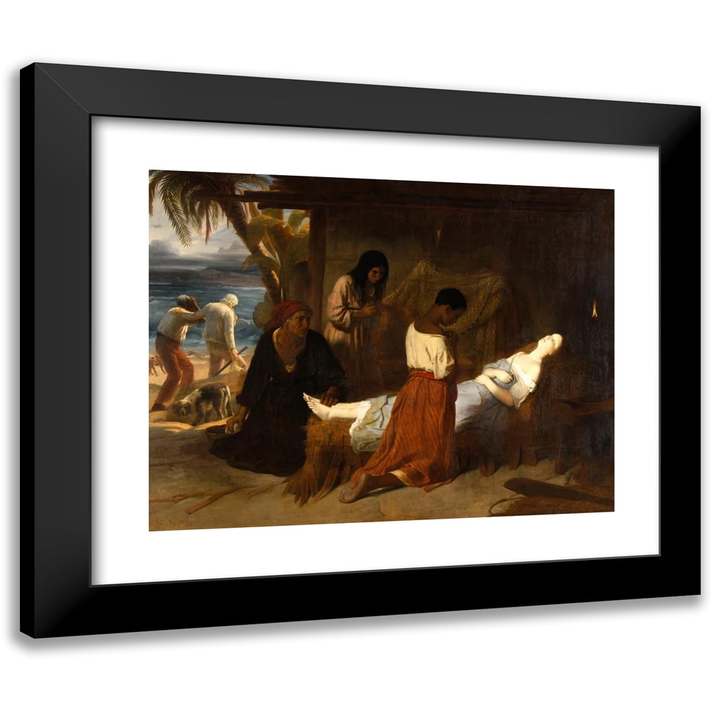Émile Signol 24x20 Black Modern Framed Museum Art Print Titled ...