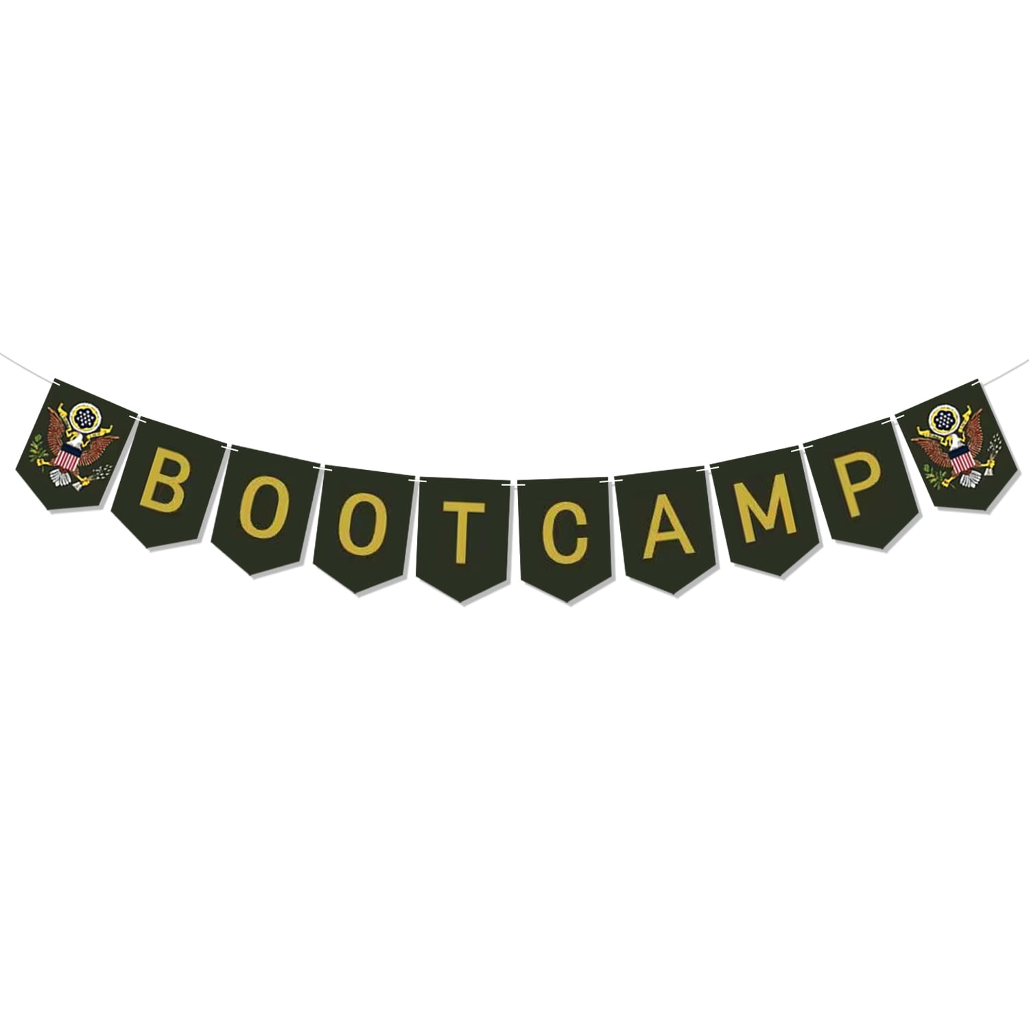 Army Boot camp Party Decorations,Army Bootcamp Banner For Military ...