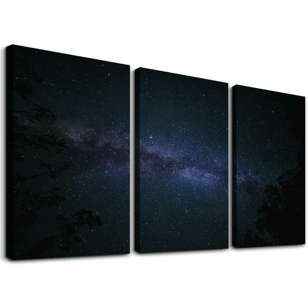 milkyway-Artwork Paintings Print on Canvas Wall Art for Home Walls ...