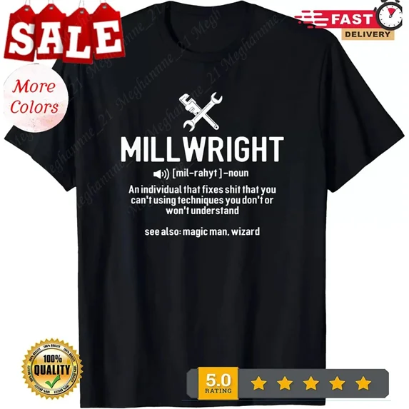 millwright Definition, millwright T-Shirt - Walmart.com