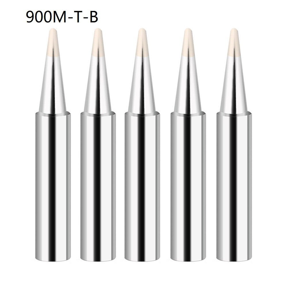 mingkeerda 5pcs 900M-T Copper-iron Alloy Soldering Iron Tips Free ...