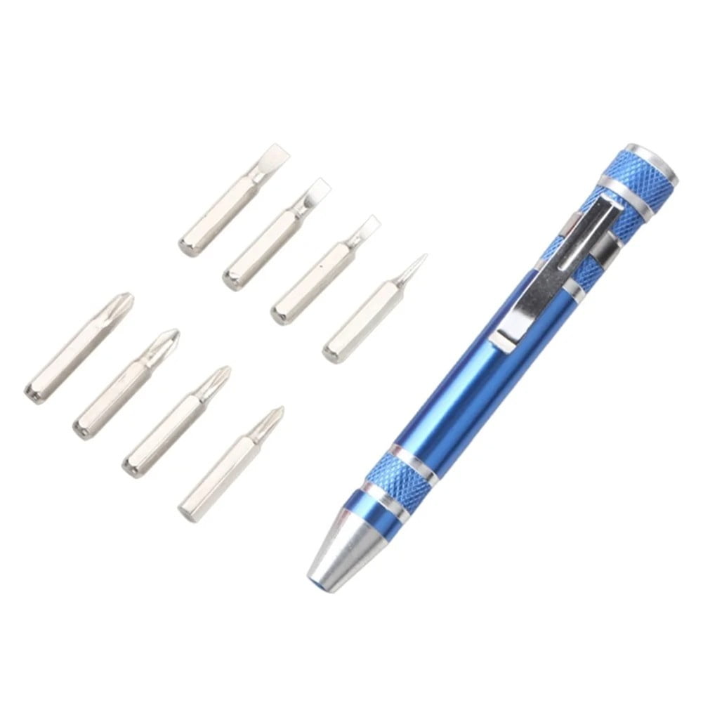 mingkeerda 8 In 1 Pocket Precision Mini Screwdriver Pen Mobile Phone ...