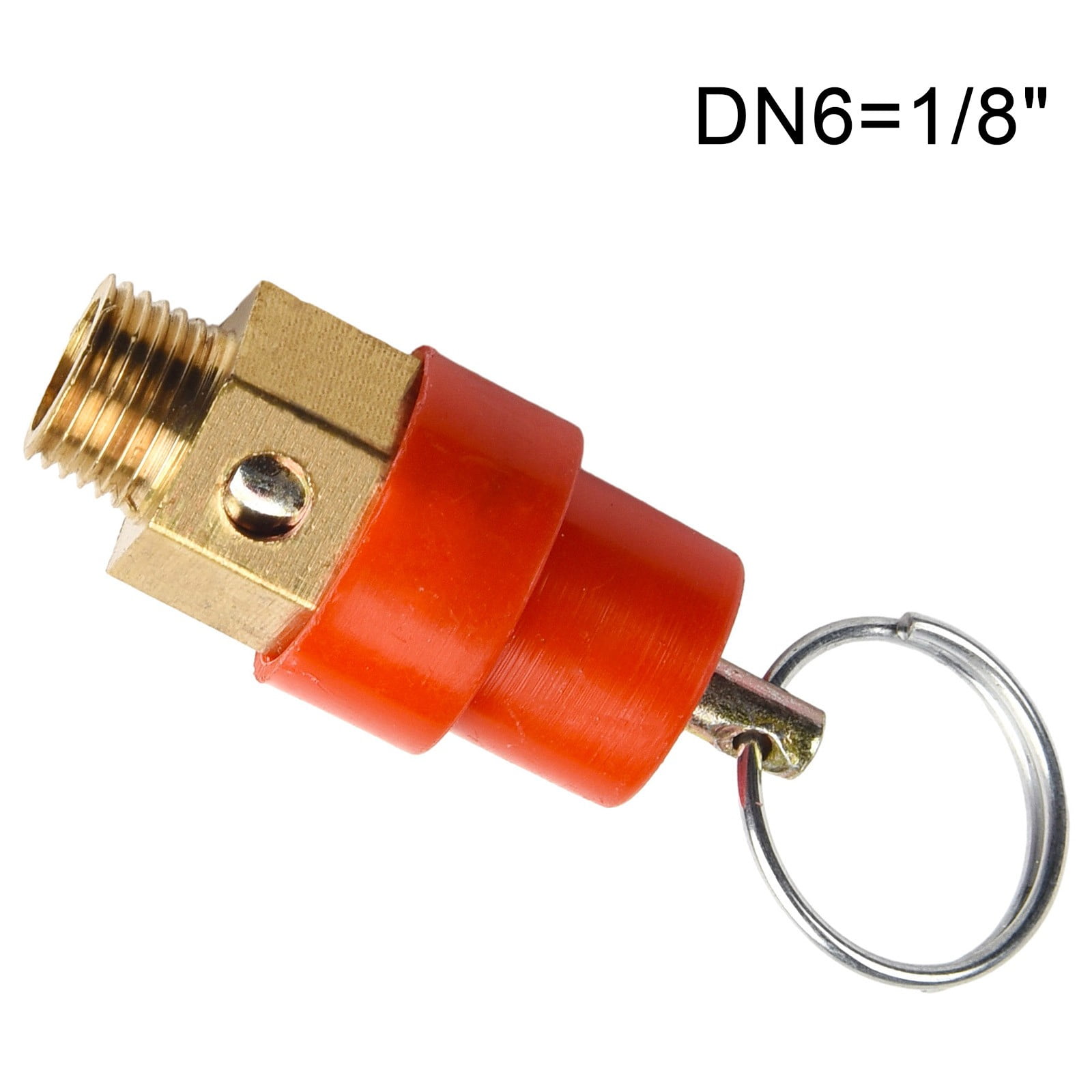 mingkeerda Brass 1/4" 1/8" Air Compressor Pressure Safety Relief Valve ...