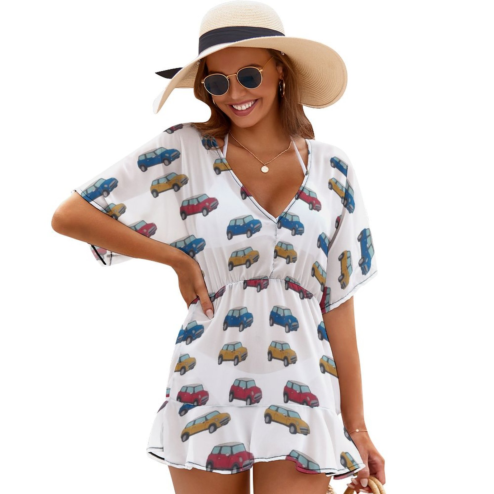 mini cooper sticker pack Cover Ups long sleeve dresses Women's clothing ...
