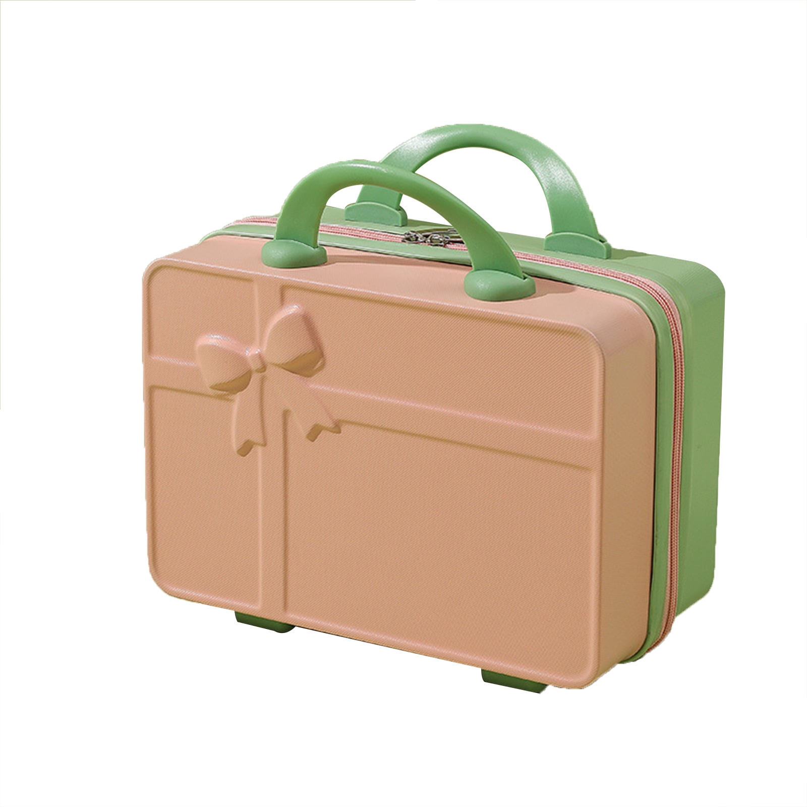 mini suitcase makeup kit - ultra-light travel vanity case with vintage ...