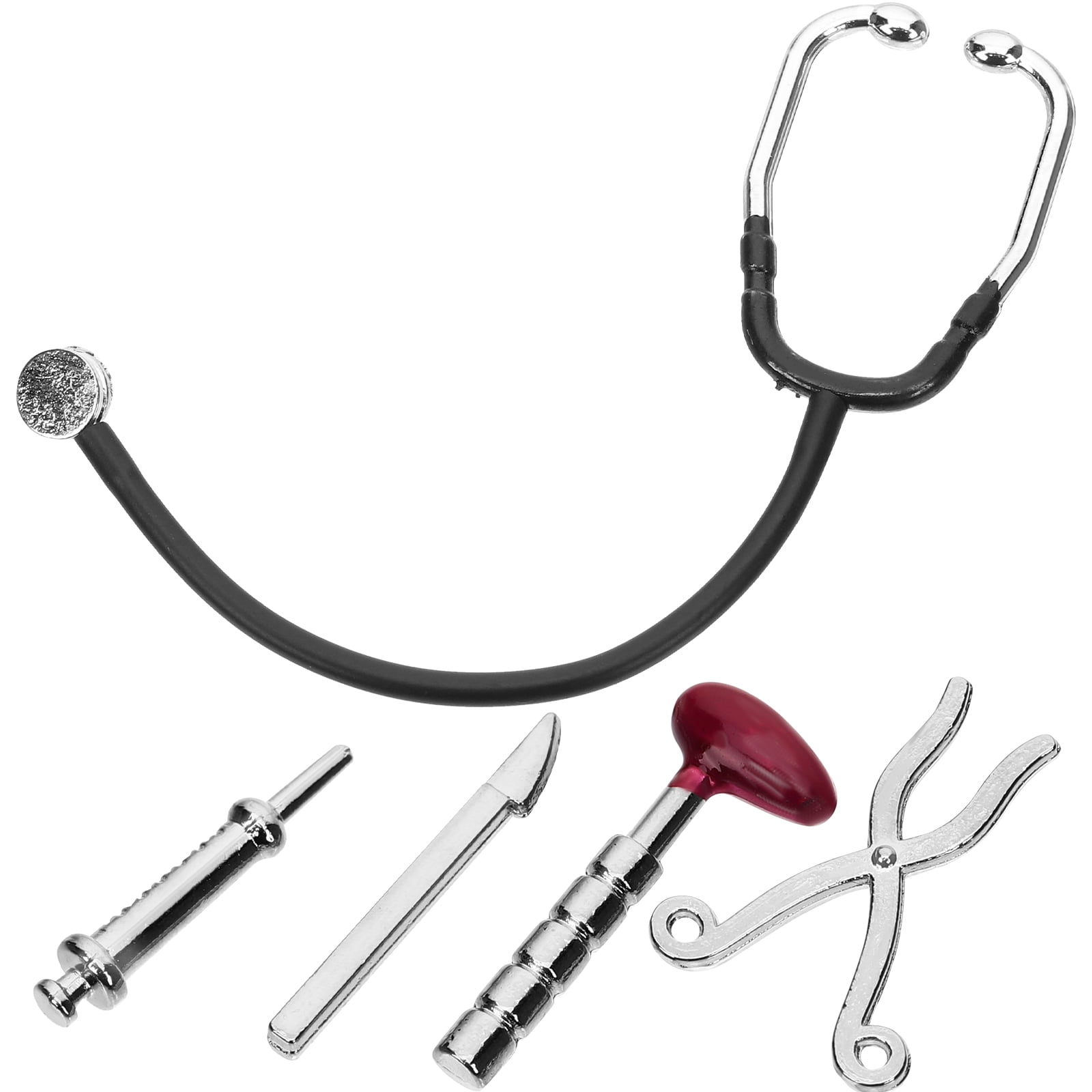 miniature stethoscope 1 Set Kids Mini Doctor Tools Toys 1:12 Miniature ...