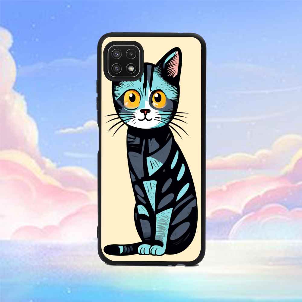 minimal-cute-Black-footed-Cat-92 phone case for Boost Mobile Celero 5G ...