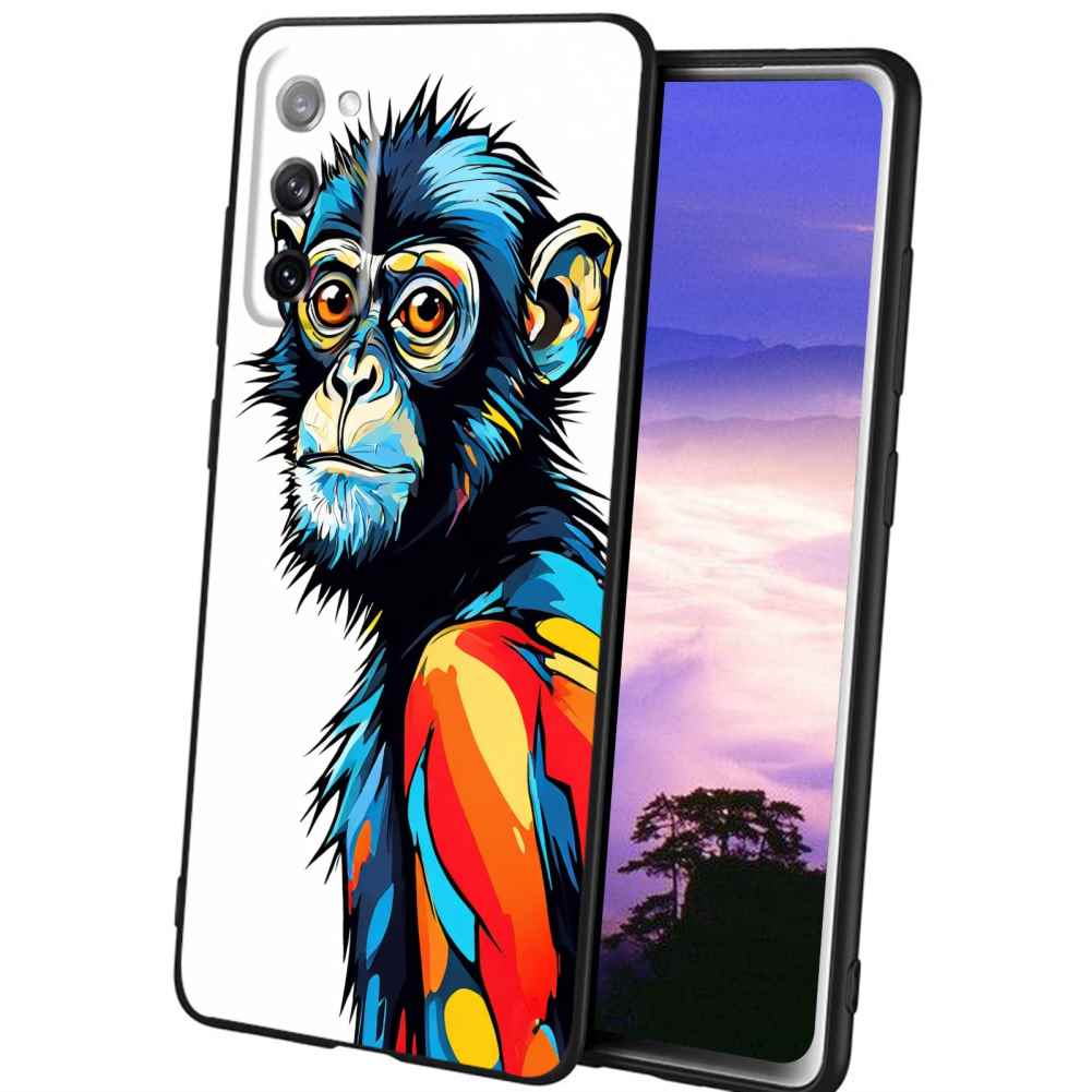 minimal-cute-Black-handed-Spider-Monkey-95 phone case for Samsung ...