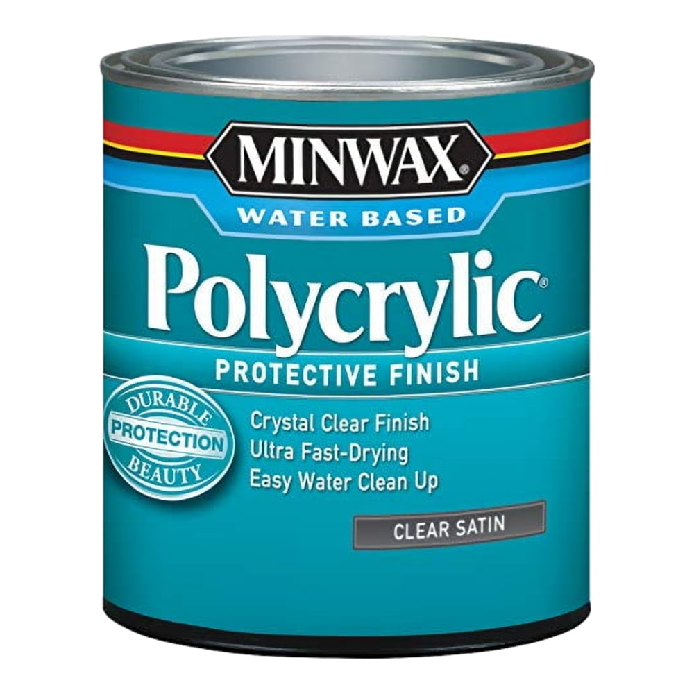 Minwax 233334444 Minwaxc Polycrylic Water Based Protective Finishes, 1/ ...