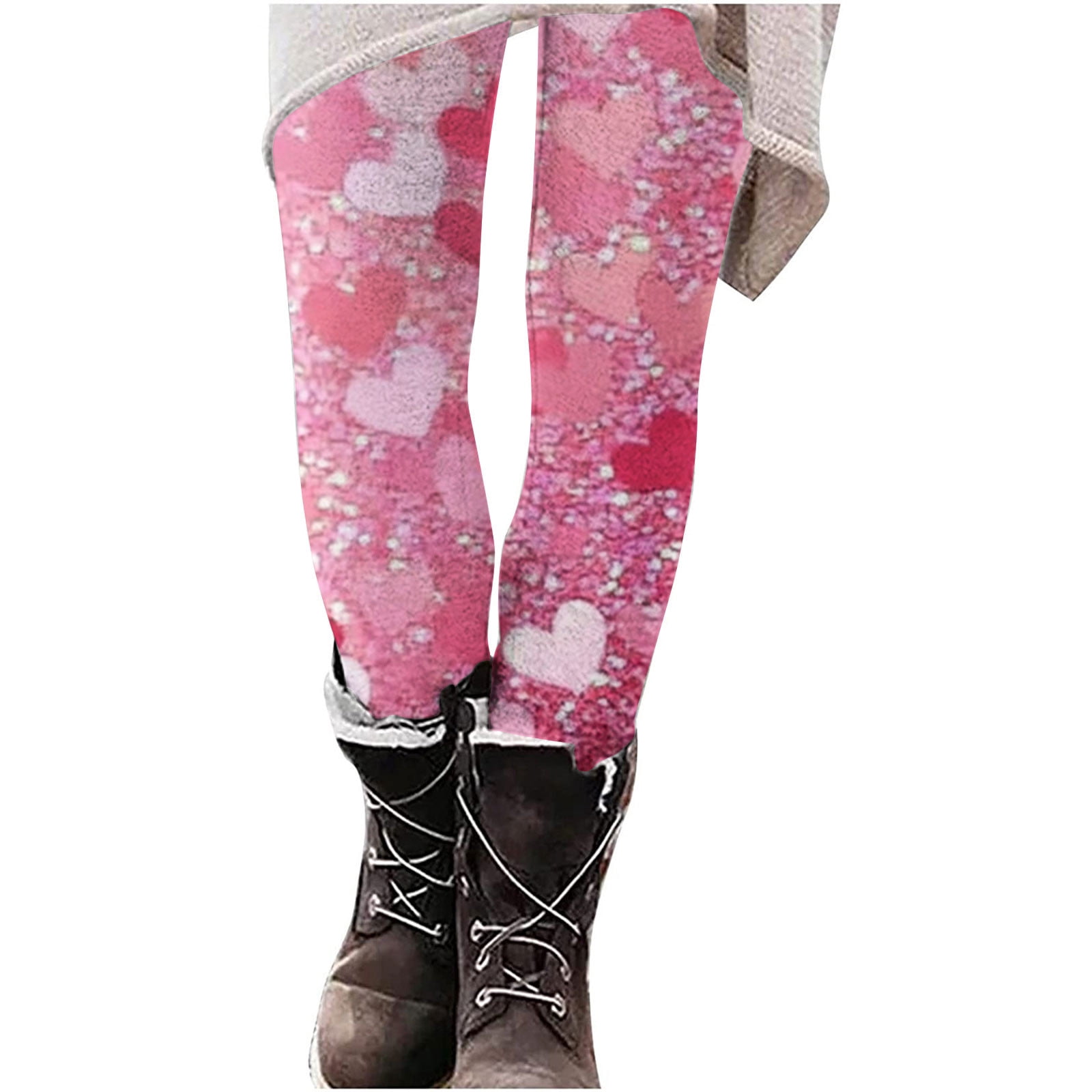 miqiqism Clearance Women Yoga Pants Fashion Heart Tight Trouser Butt ...