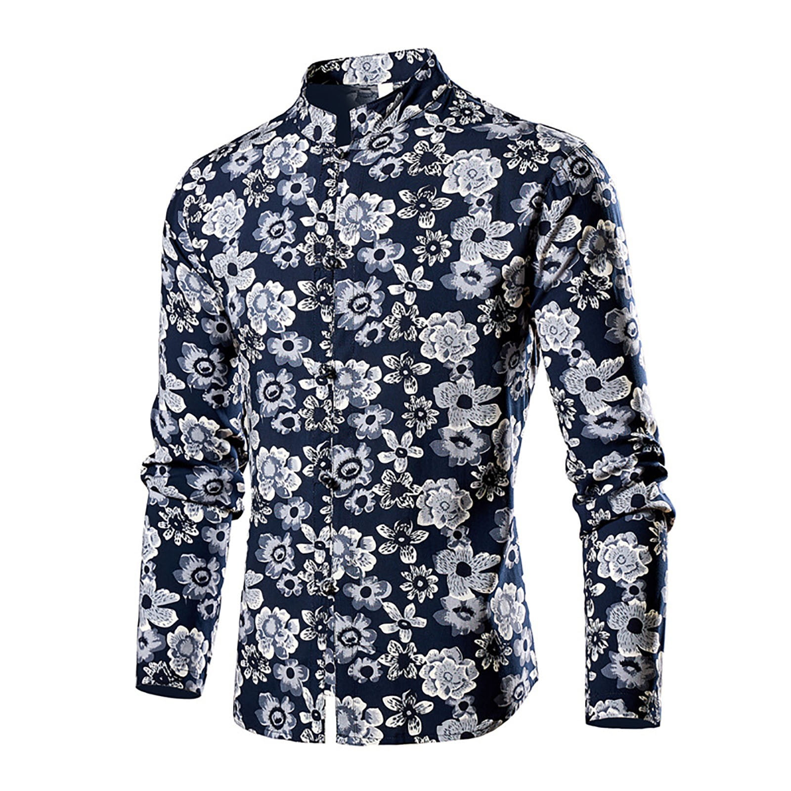 miqiqism Men's Fashion Shirts Trendy Urban Design 3D Printed Blouses ...