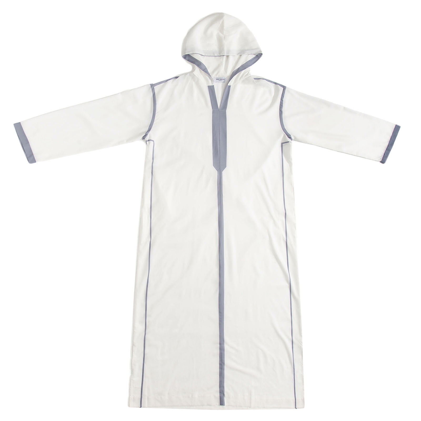 miqiqism Open Front Muslim Clothes for Men Trendy Long Sleeve Islam ...