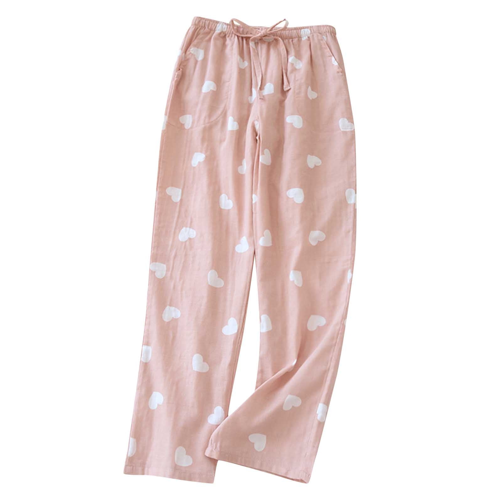 miqiqism Women Comfy Pajama Pants with Pockets and Drawstring Casual ...