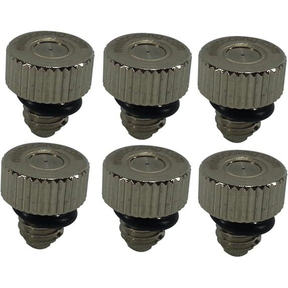 mistcooling Replacement Misting Nozzles (6 Pack) (0.020 - Low Pressure ...