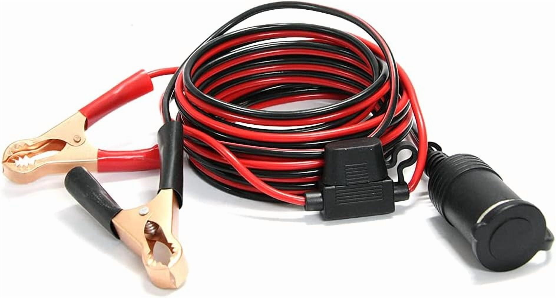 mistyhony 10FT/3m 16AWG Female Extension Cord Plug Socket with Battery ...