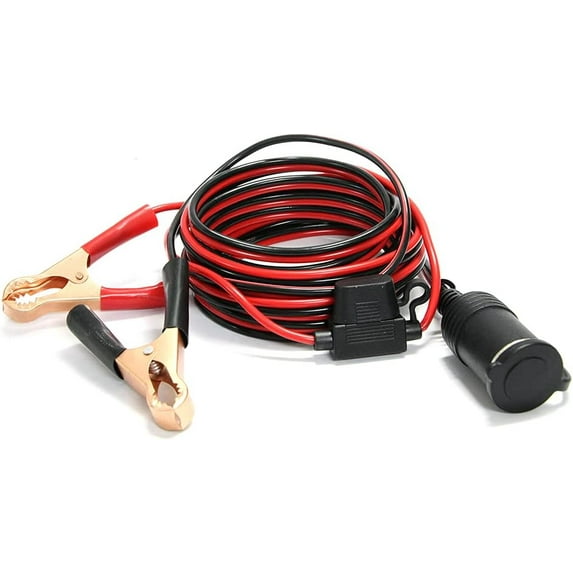 mistyhony 10FT/3m 16AWG Female Extension Cord Plug Socket with Battery ...