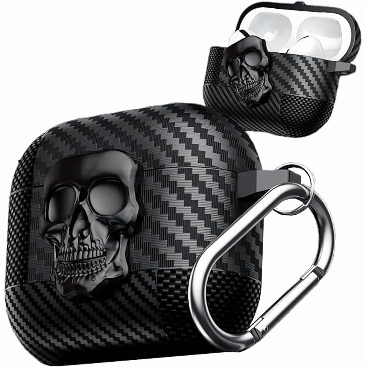 mjw001 for AirPods 4 Case Skull with Lock & Keychain for Men, Funny ...