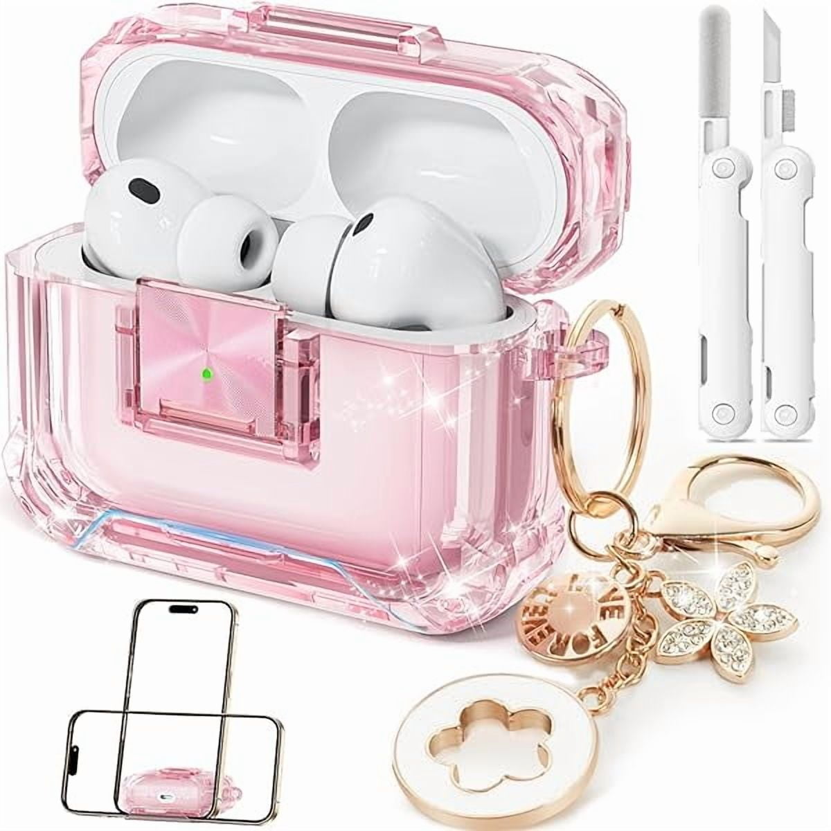 mjw001 with Safety Lock for AirPods Pro 3 Case (2025),Clear Cases for ...