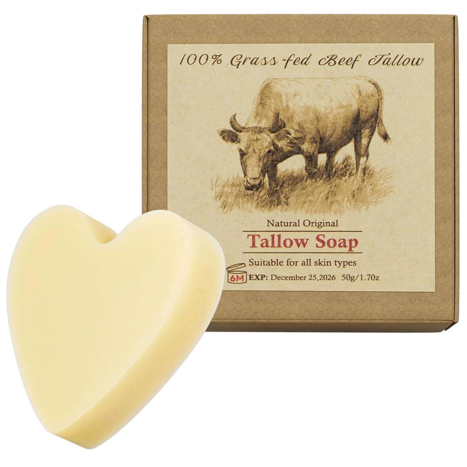mkzea Soap, YYF14 Soap Bar, Beef Soap, Handmade Unscented Beef Balm for ...