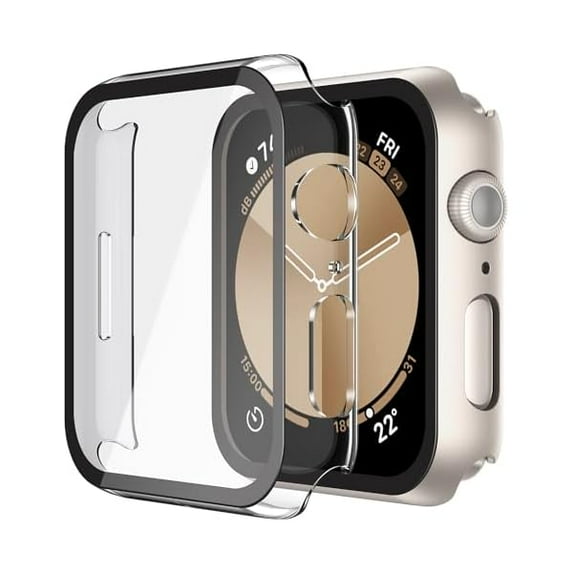 mlp001 2 Pack Hard PC Case with Tempered Glass Screen Protector Apple ...