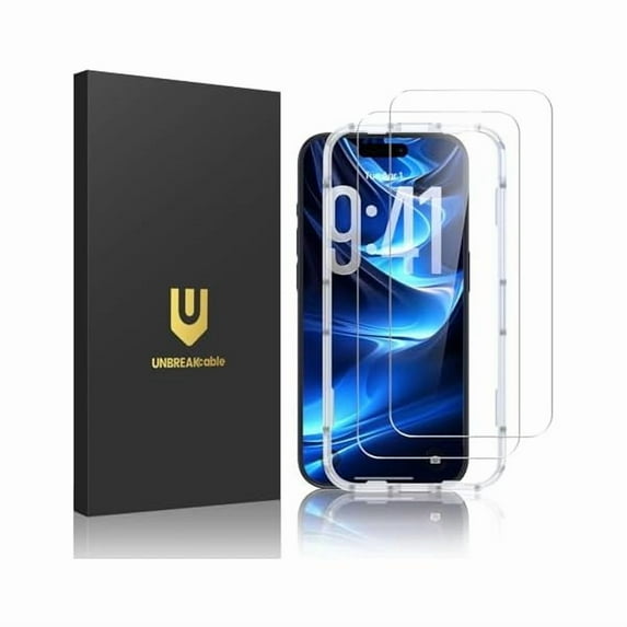 mlp001 2-Pack Screen Protector for iPhone 17 Pro, Double Shatterproof ...